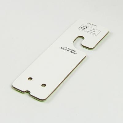 Cina Impressione su misura con cintura di cartellone per appendiabiti Carta riciclata Tecniche di taglio a stampo sostenibile FSC in vendita