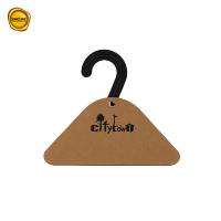 China Customized Cardboard Hanger With Plastic Hook For Pet Clothes for sale