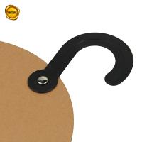 China Customized Cardboard Hanger With Plastic Hook For Pet Clothes for sale