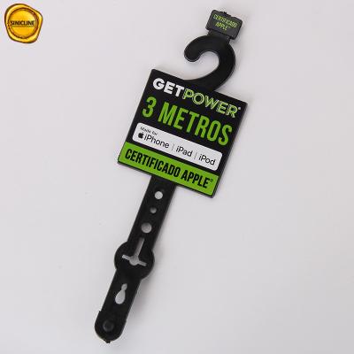 Cina Gancio di plastica nero di stampa di seta 45mmx155mm della cinghia di modo in vendita