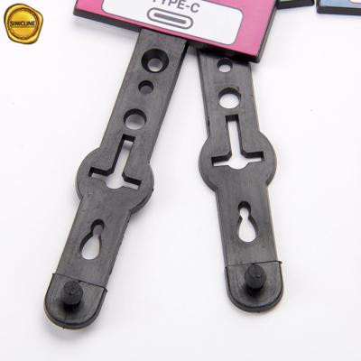 Cina L'OEM non slitta i ganci di plastica spessi della cinghia di 2mm per esposizione in vendita