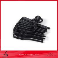 China Cardboard White Plastic Hangers for sale