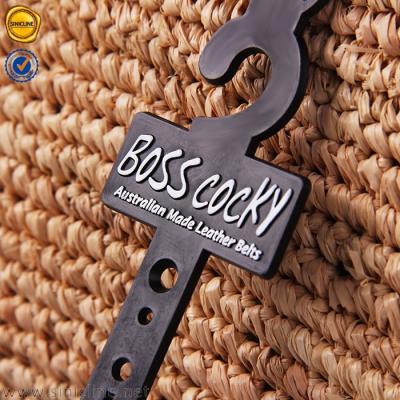 Cina Stagnola eccellente Logo Printed Plastic Belt Hangers per la cinghia genuina in vendita