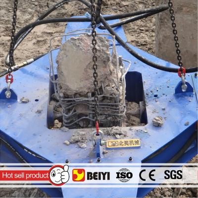China BEIYI brand CE approved backhoe Professional hydraulic concrete square pile breaker export for sale