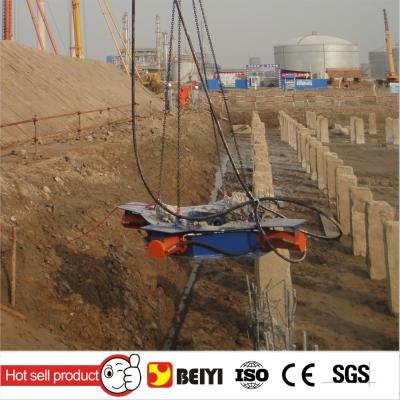China BEIYI brand CE approved backhoe Professional hydraulic concrete square pile breaker distribut for sale