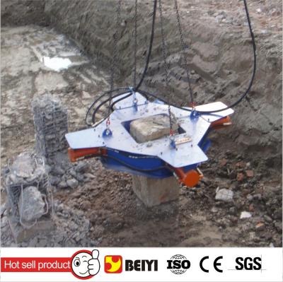 China BEIYI brand CE approved backhoe Professional hydraulic concrete square pile breaker for sales for sale