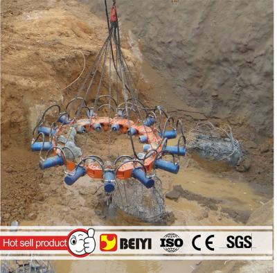 China HOT sale BEIYI new type hydraulic concrete pile cutter pile cropper for sales for excavator or crane for sale