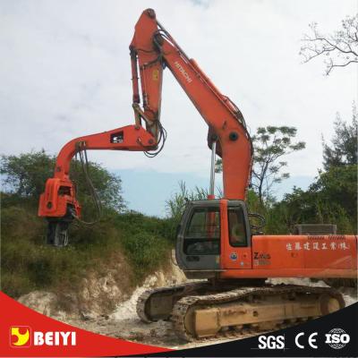 China Beiyi v330 pile hammer equipment vibratory sheet pile driver for all excavators exports for sale