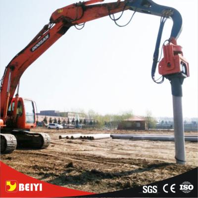 China Beiyi v330 pile hammer equipment vibratory sheet pile driver for all excavators on sales for sale