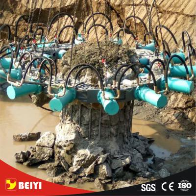 China HOT sale BEIYI MK180S-1 Assembly type hydraulic concrete pile cutter pile cropper for sales for excavator or crane for sale