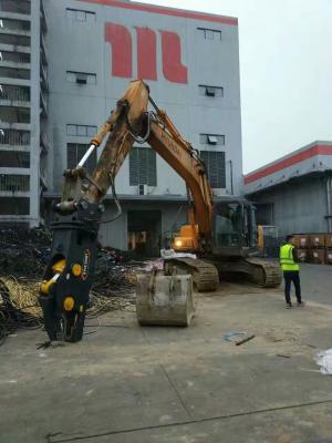 China BEIYI BY-CS hydraulic scrap shear for Excavator multifunctional steel cutter rotary type on  sales for sale
