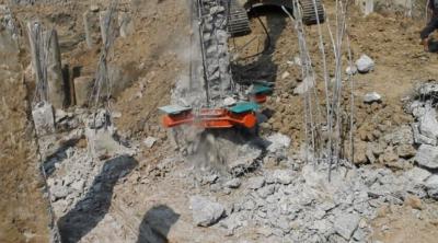 China Beiyi BYP500S Construction piling machine hydraulic square pile breaker concrete core cutting machine factory for sale