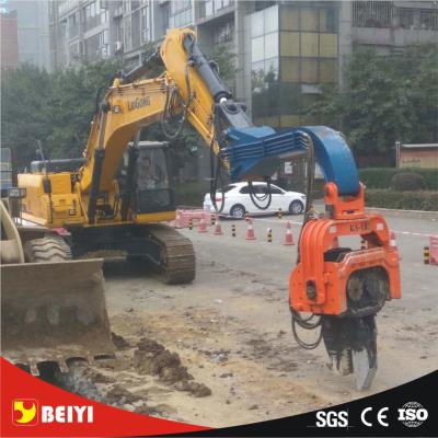 China Beiyi V330 hydraulic static pile driver equipment vibratory sheet pile driver for 30T-40t excavators for sale