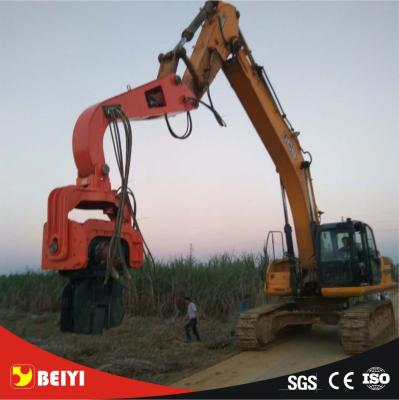 China Beiyi V330 hydraulic static pile driver equipment vibratory sheet pile hammer for sale