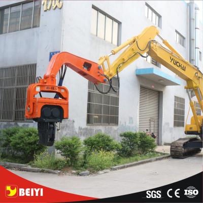 China Beiyi V300 hydraulic static pile driver equipment 65mm demolition hammer screw pile driver for sale