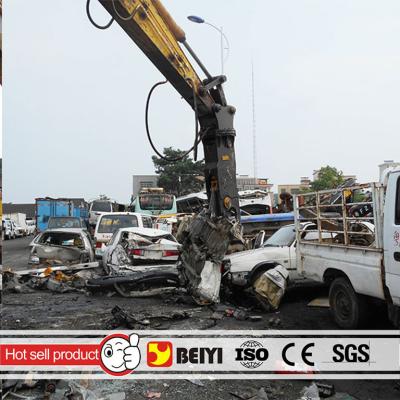 China BEIYI BY-CS200RT hydraulic scrap shear for Excavator multifunctional excavator hydraulic shear for sale
