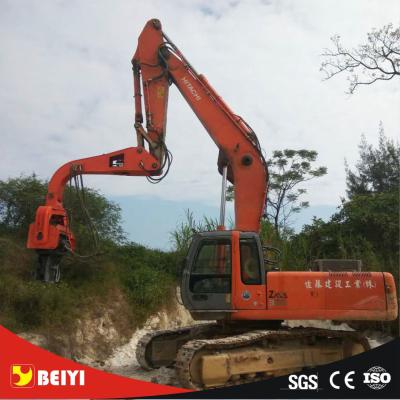 China Beiyi v330 hydraulic post driver equipment vibratory sheet pile driver for all excavators for sales for sale