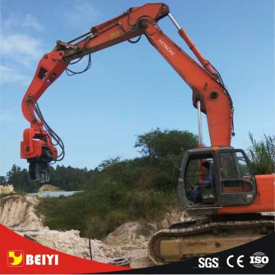 China Beiyi v330excavator mounted pile driver equipment vibratory sheet pile driver for all excavators for sales for sale