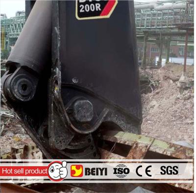 China BEIYI hydraulic rotary scrap excavator excavator shear for excavator for sale
