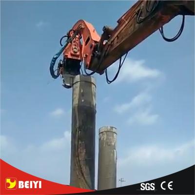China excavator hydraulic pile driver /excavator mounted pile driver for sale