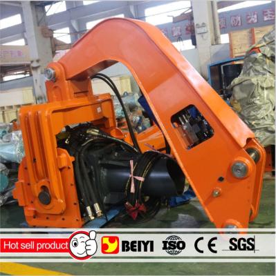China Hot sale construction machinery excavator mounted hydraulic steel pile driver hammer for 20-60 ton all brand excavator for sale