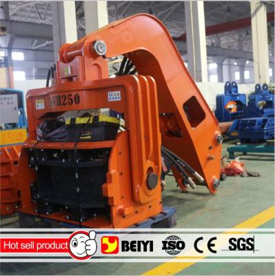 China Beiyi Excavator Mounted Hydraulic Vibro Hammer/Vibratory Sheet Pile Driver for sale