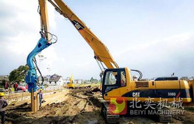China Larsen Steel sheet pile driver/pulling multifunction pile driver machine for sale
