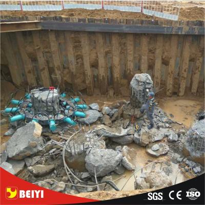 China Excavator/crane parts piling equipment hydraulic breaker for round concrete piles for sale
