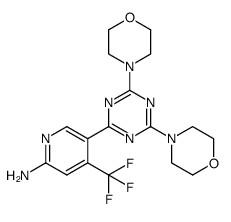 China 5-(4,6-dimorpholino-1,3,5-triazin-2-yl)-4-(trifluoromethyl)pyridin-2-amine;CAS:1225037-39-7(sandra19890713@gmail.com) for sale