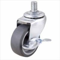 China small rubber caster wheels 1.5 inch for sale