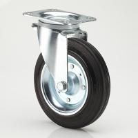 China Trash Container Rubber Caster 200mm for sale