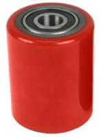 China Replacement PU Front Roller Load Wheels For Hand Pallet Jack 80*80mm for sale