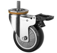 China Industrial Polyurethane Castor Wheel 3 Inch for sale