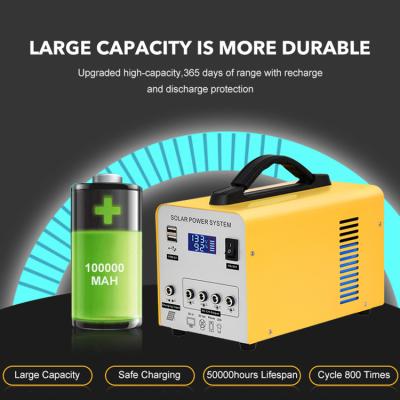 China 144W Travel portable lithium energy storage power supply portable power station for sale