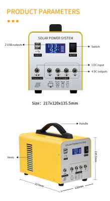China 144W Travel portable lithium energy storage power supply portable power station for sale