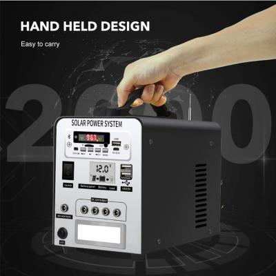 China 250W Portable Power Station 12V Solar Storage Generator With 12V 20Ah Lithium Solar Battery for sale
