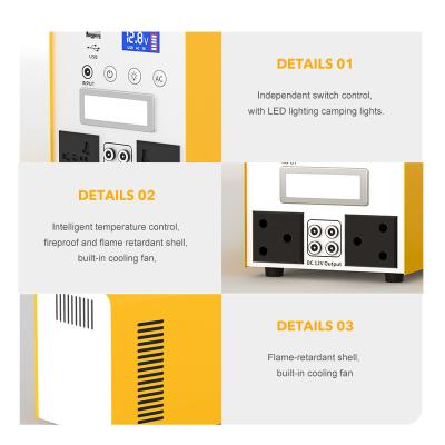 China Portable Solar Panel Generator 220V Pure Sine Wave Wireless Charging 250W for sale