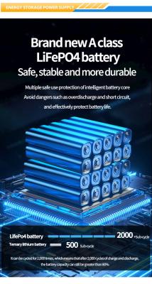 China Portable Solar Panel Generator 220V Pure Sine Wave Wireless Charging 250W for sale