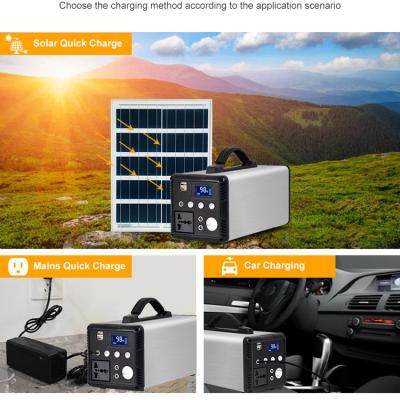 China Off Grid Portable Power Station Generator 220V 500W With LiFePO4 Battery for sale