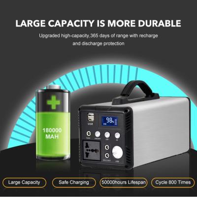 China Off Grid Portable Power Station Generator 220V 500W With LiFePO4 Battery for sale