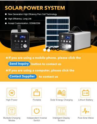China Off Grid Portable Power Station Generator 220V 500W With LiFePO4 Battery for sale