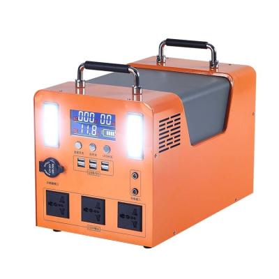 China 1200W Solar Portable Power Station 110V/220V AC Portable Engergy with USB Lithium Battery Solar Generator for sale