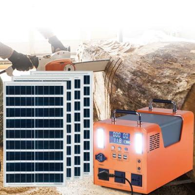 China 1200W Solar Portable Power Station 110V/220V AC Portable Engergy with USB Lithium Battery Solar Generator for sale