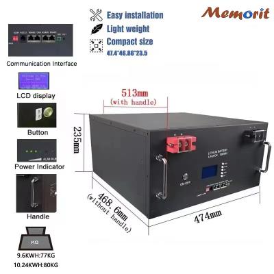 China Deep Cycle Rack Mount Lithium Battery 48V 120AH Cabinet Lifepo4 Battery for sale