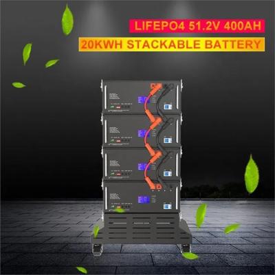 China Deep Cycles Stacked Lithium Battery Pack LiFePO4 Battery Customization for sale