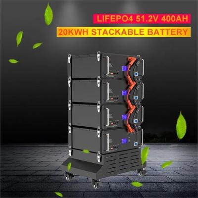 China Deep Cycles Stacked Lithium Battery Pack LiFePO4 Battery Customization for sale