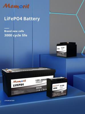 China 150AH 12V Deep Cycle Rechargeable Battery LiFePO4 Golf Cart RV Battery for sale