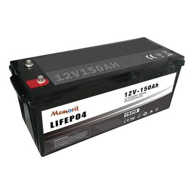 China 150AH 12V Deep Cycle Rechargeable Battery LiFePO4 Golf Cart RV Battery for sale