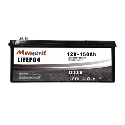 China 150AH 12V Deep Cycle Rechargeable Battery LiFePO4 Golf Cart RV Battery for sale