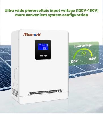 China LCD Display Solar Panel Regulator 48V Battery Auto Power Charge Controller for sale
